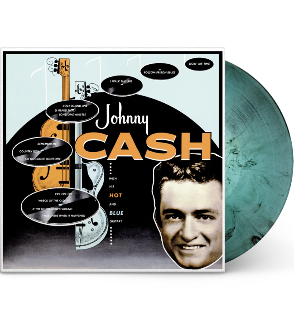 Johnny Cash - With His Hot and Blue Guitar! (Turquoise Marble Vinyl ...
