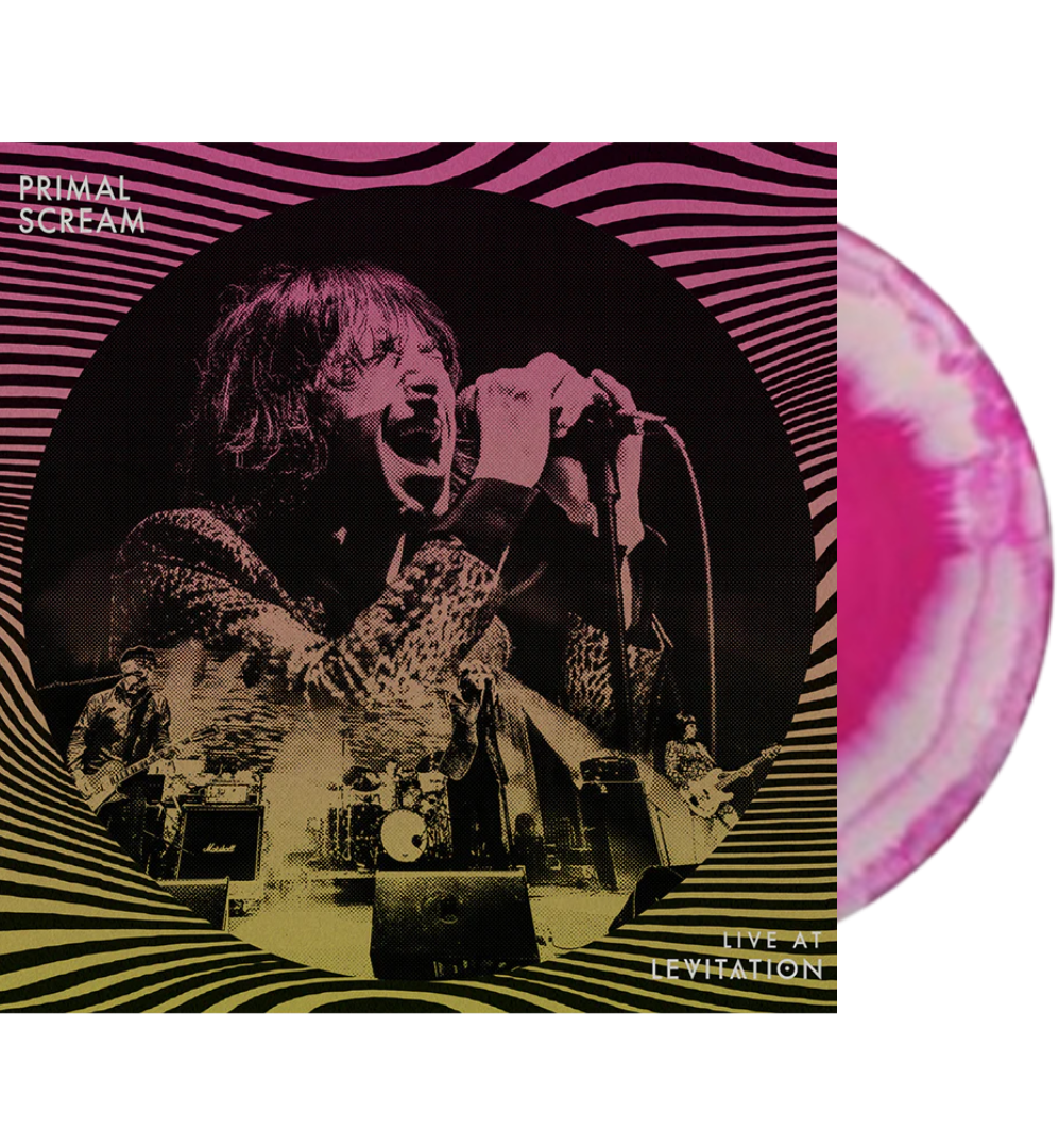 Primal Scream – Live at Levitation | Limited Edition Pink & White Swirl ...